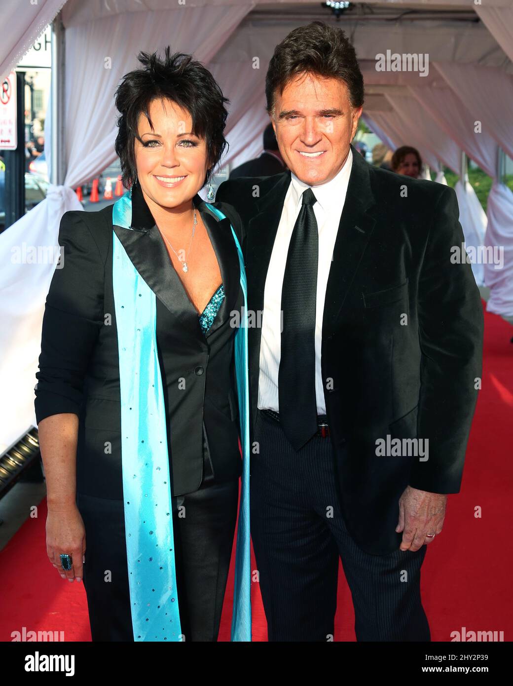 Kelly Lang,T.G. Sheppard arriving for the Medallion Ceremony Held at ...