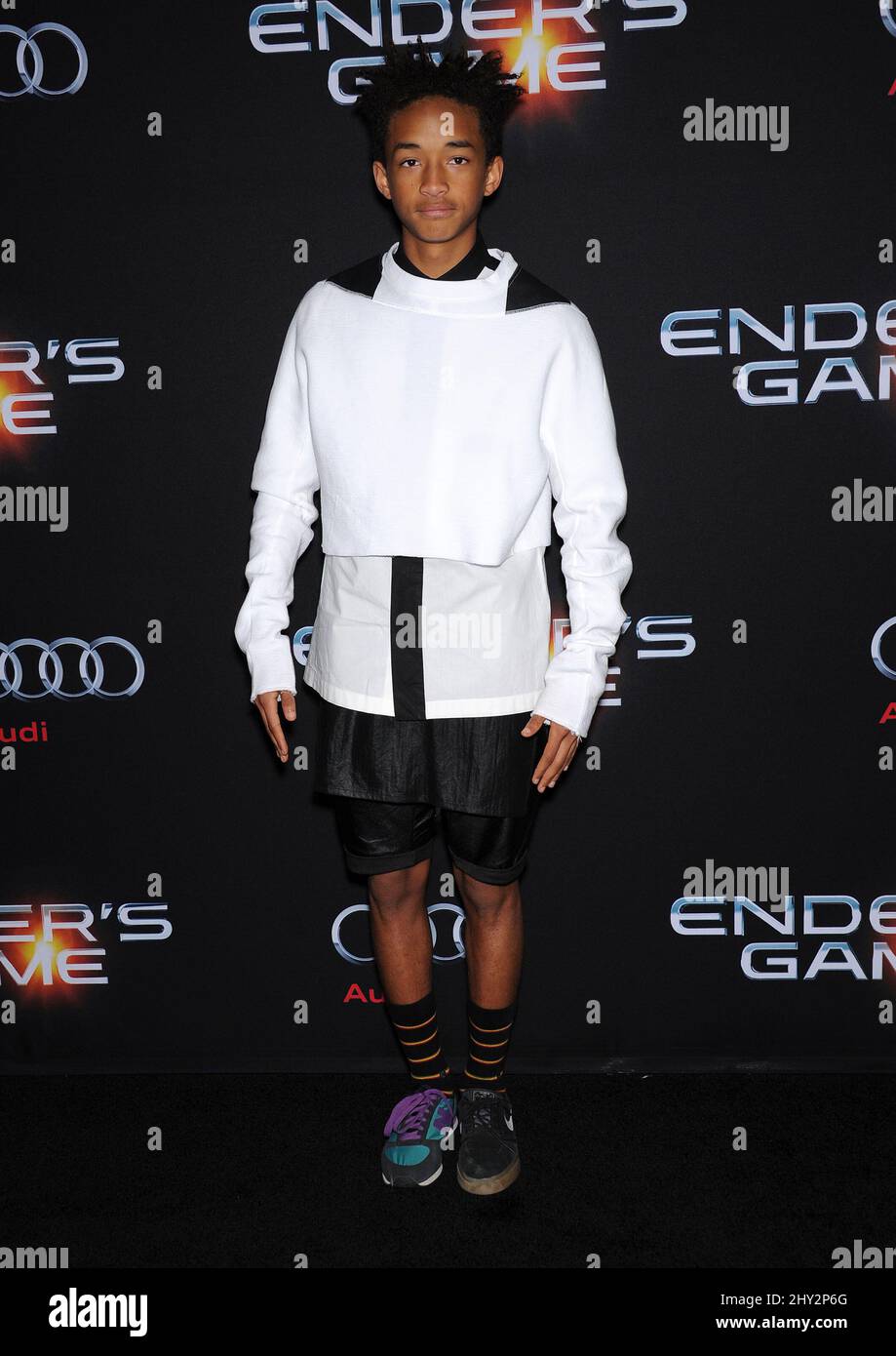 Jaden Smith attending the "Ender's Game" Premiere held at the TLC ...