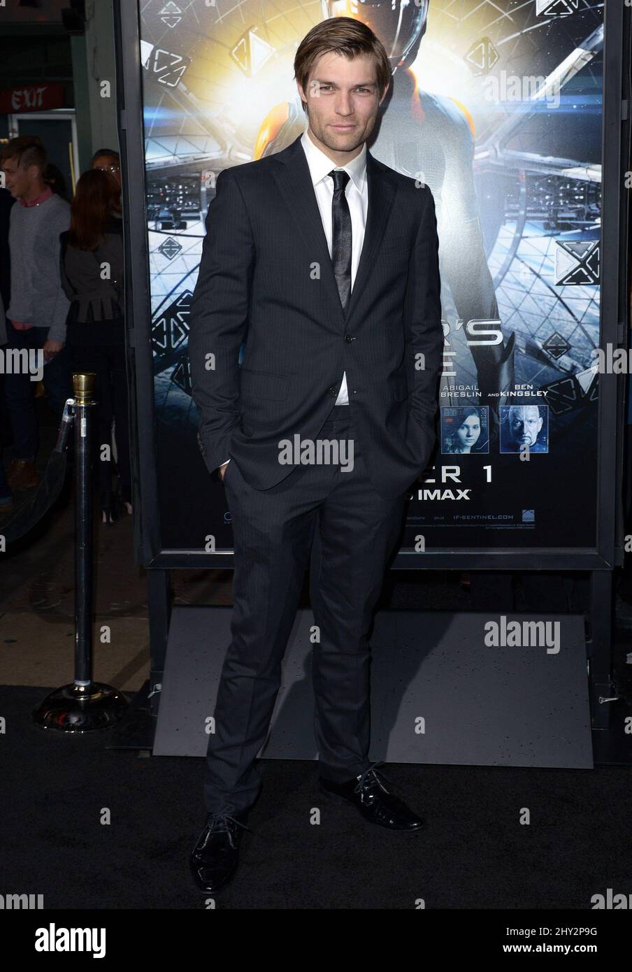 Liam McIntyre attending the "Ender's Game" premiere held at the TLC ...