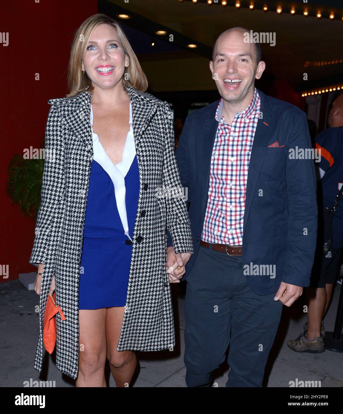 June Diane Raphael and Paul Scheer after the Ass Backwards premiere held at Vista Theatre, Los ...