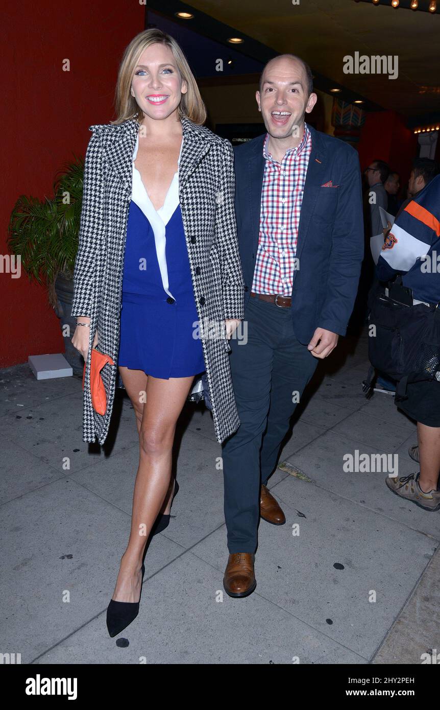 June Diane Raphael and Paul Scheer after the Ass Backwards premiere ...