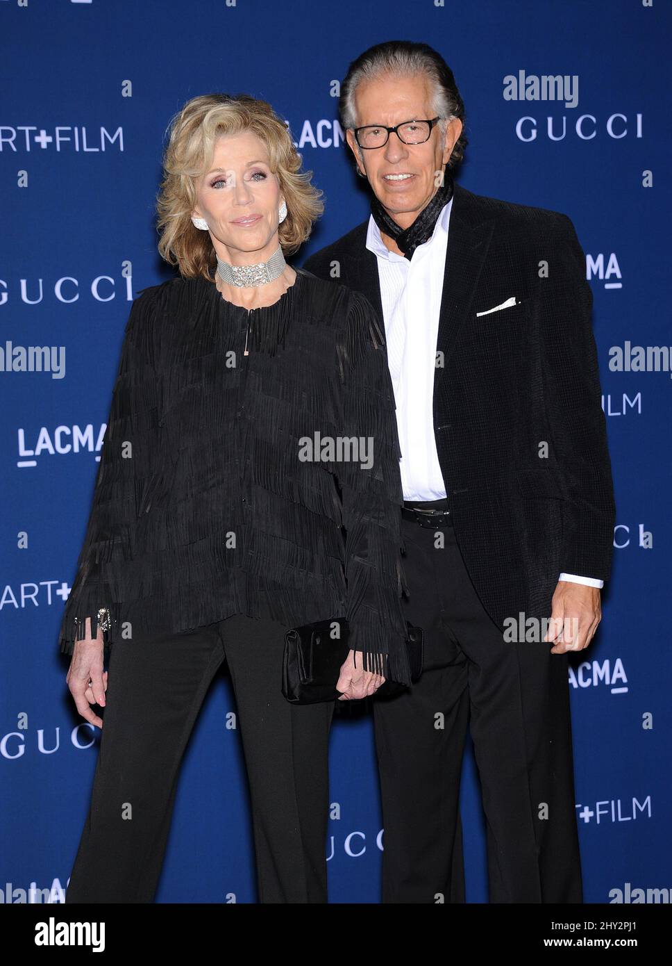 Jane Fonda & Richard Perry attending the LACMA 2013 Art + Film Gala in ...