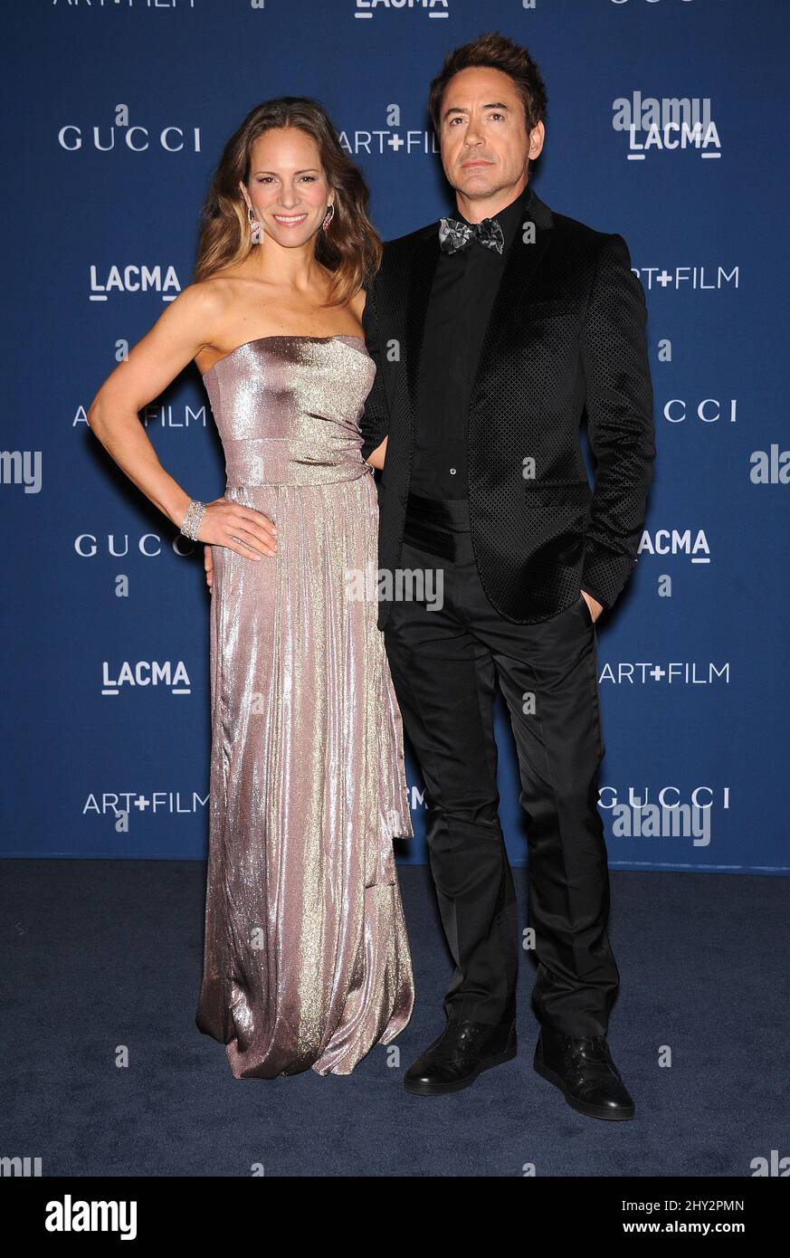 Robert Downey Jr & Susan Downey attending the LACMA 2013 Art + Film ...