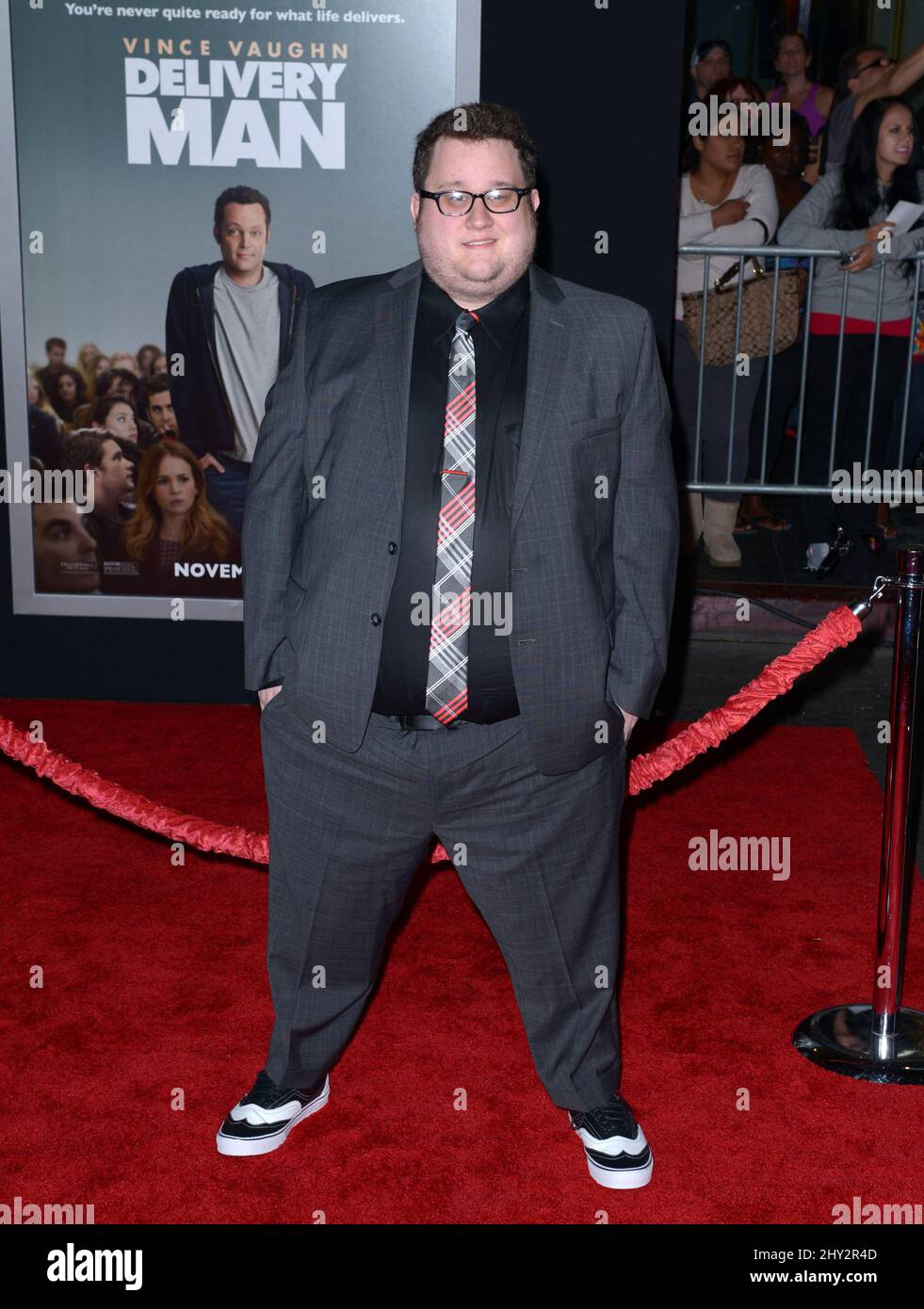Derrick A. Morrison arrives at the world premiere of "Delivery Man" at ...