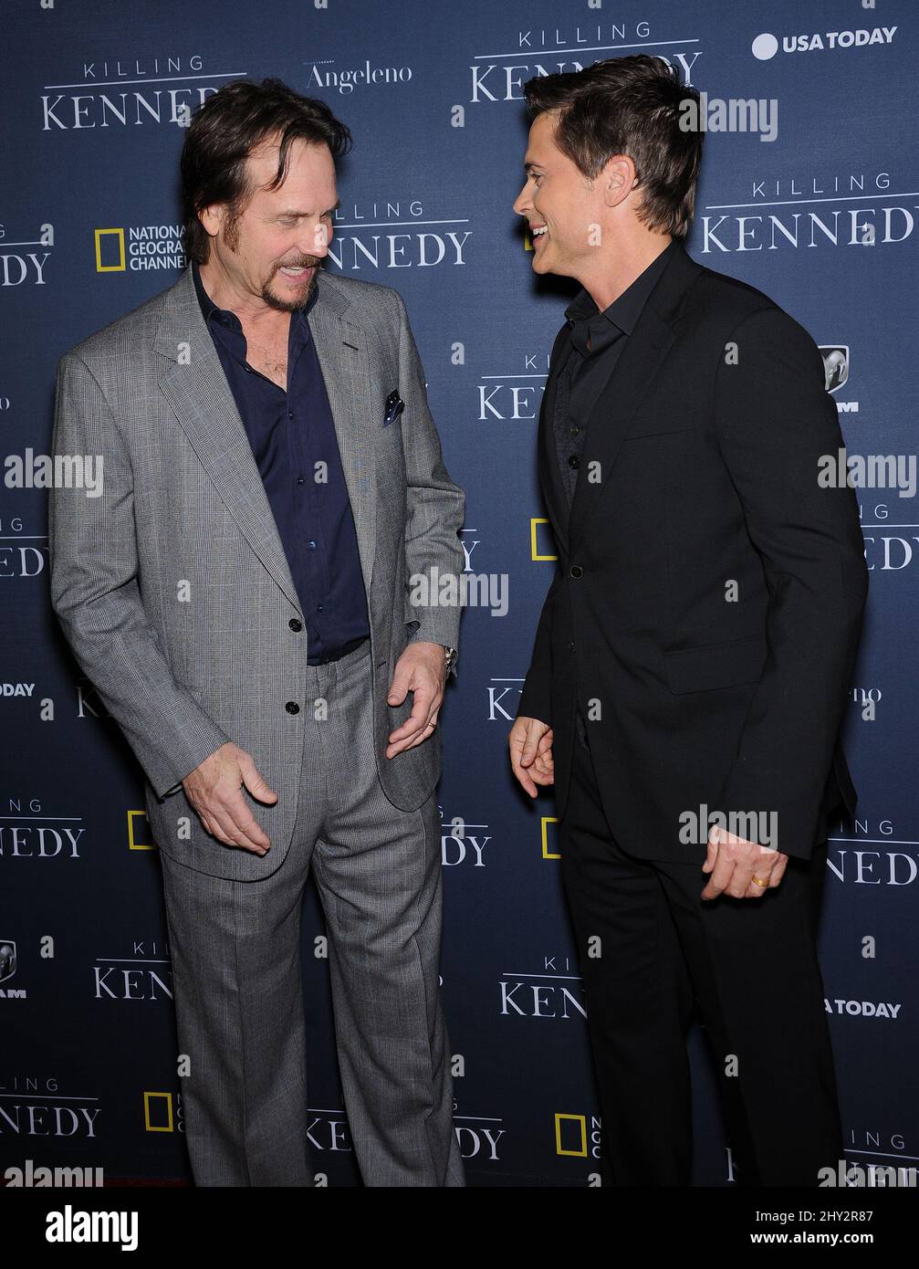 Bill Paxton & Rob Lowe attends the 'Killing Kennedy' Premiere in Los ...