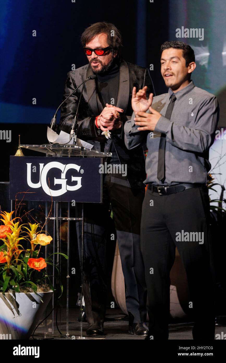 Roger Durling (Executive Director) with sign language translator at the ...