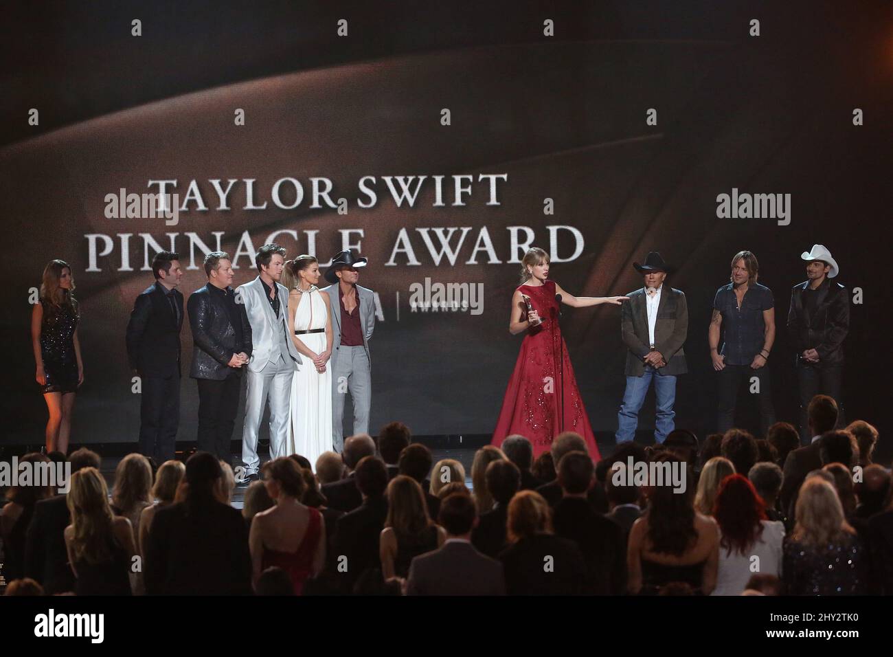 Rascal Flatts,Faith Hill,Tim McGraw,Taylor Swift,George Strait,K during ...