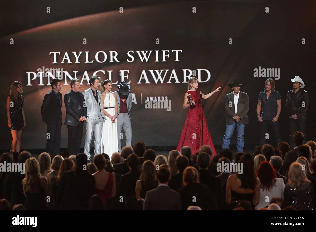 Rascal Flatts,Faith Hill,Tim McGraw,Taylor Swift,George Strait,K during ...