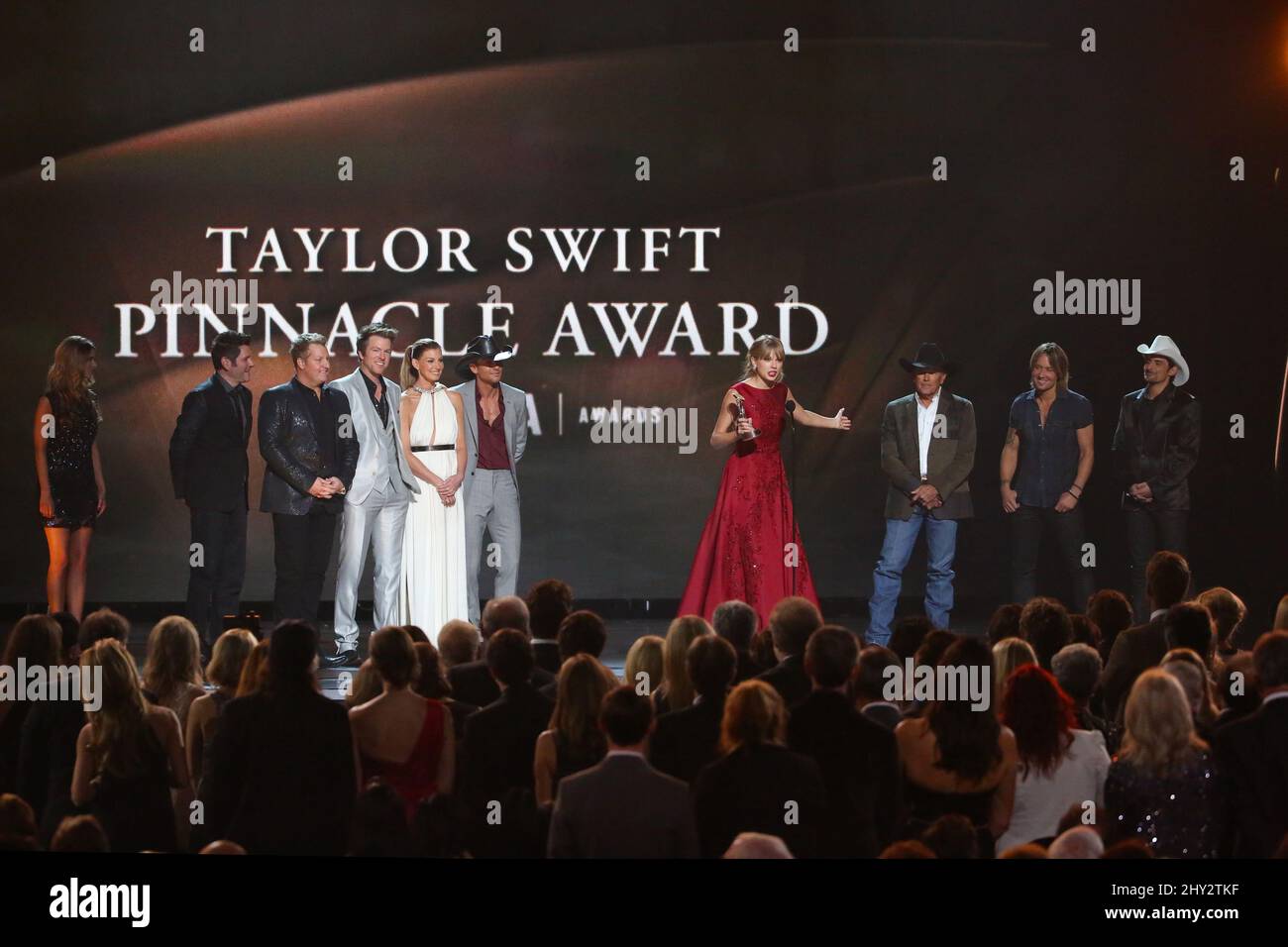 Rascal Flatts,Faith Hill,Tim McGraw,Taylor Swift,George Strait,K during ...