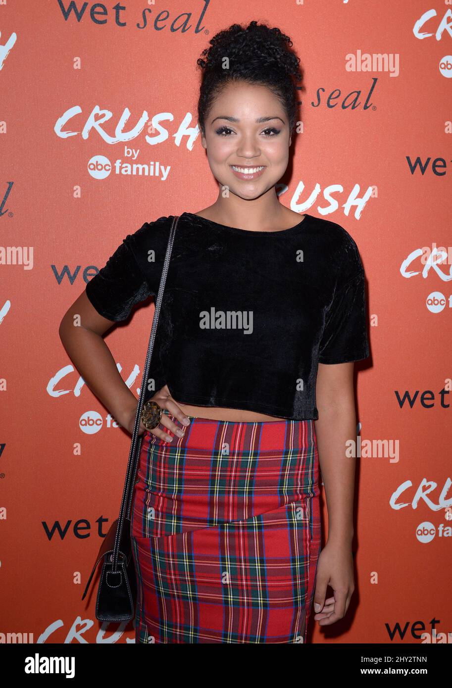 Aisha Dee attends the "Crush by ABC Family" Launch Celebration, held at ...