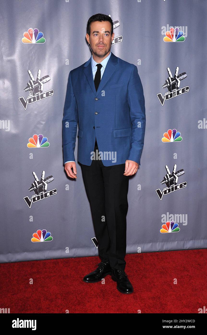 Carson Daly attends the The Voice Season 5 Top 12 at Universal Studios ...