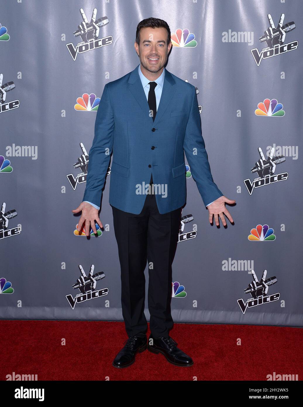 Carson Daly attends the The Voice Season 5 Top 12 at Universal Studios ...