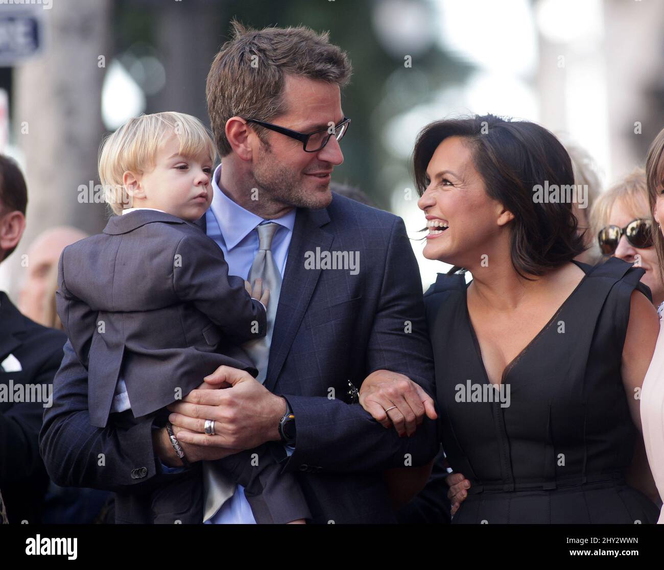 Peter Hermann, Mariska Hargitay & Andrew Hermann as Mariska Hargitay is ...
