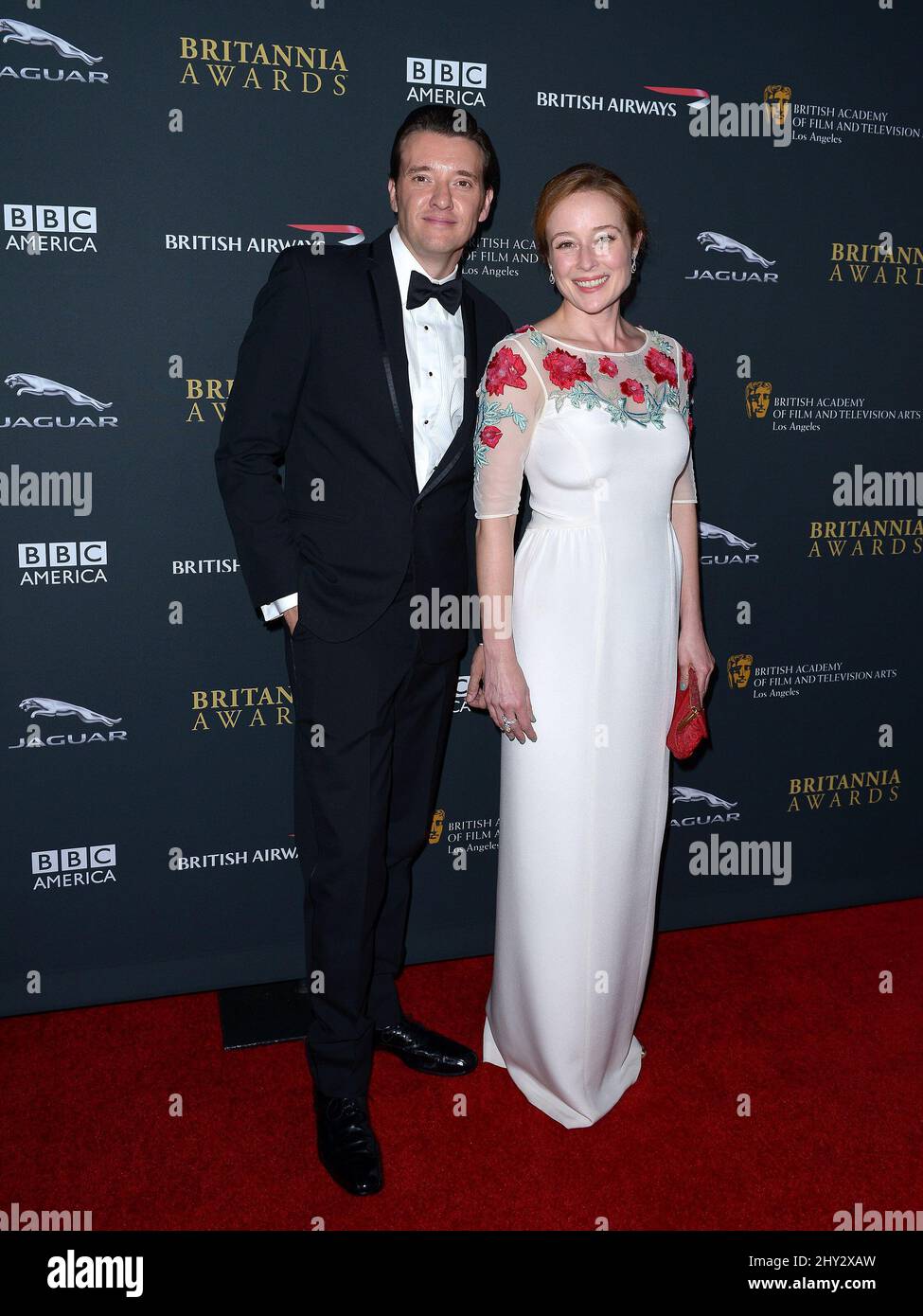 Jason Butler Harner, Jennifer Ehle attending the 2013 BAFTA Britannia ...