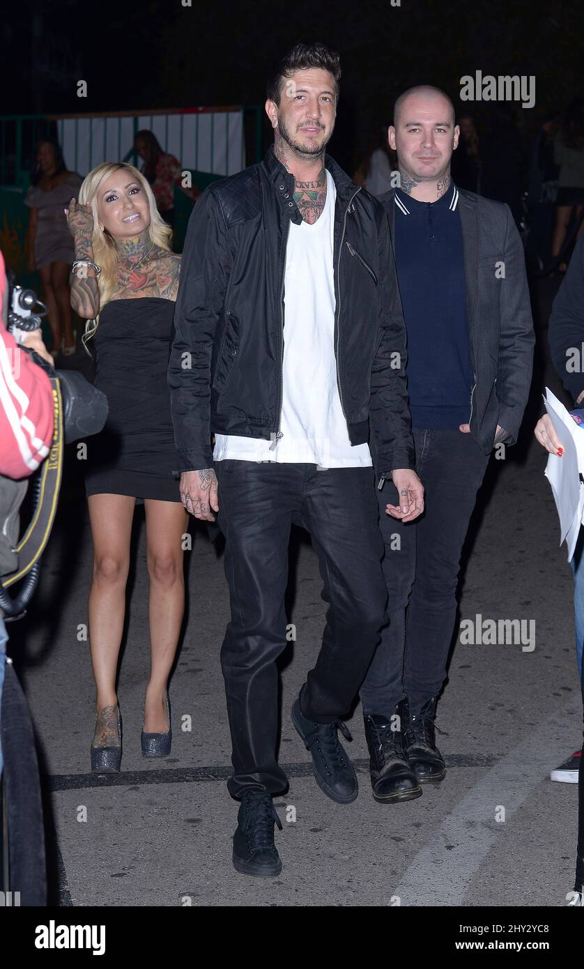 Austin Carlile arrives at the "Bandfuse: Rock Legends" video game ...