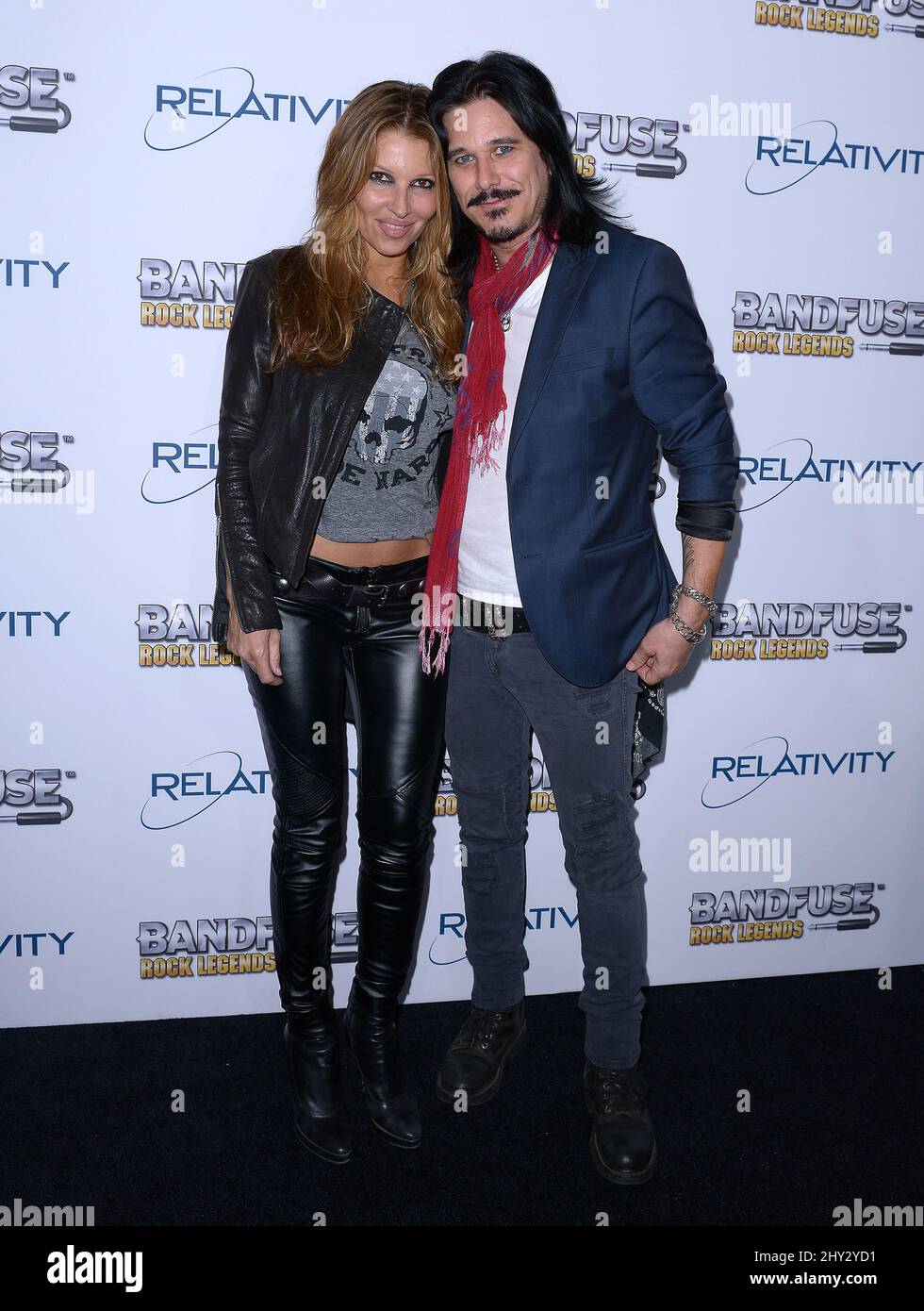 Gilby Clarke arrives at the "Bandfuse: Rock Legends" video game launch ...