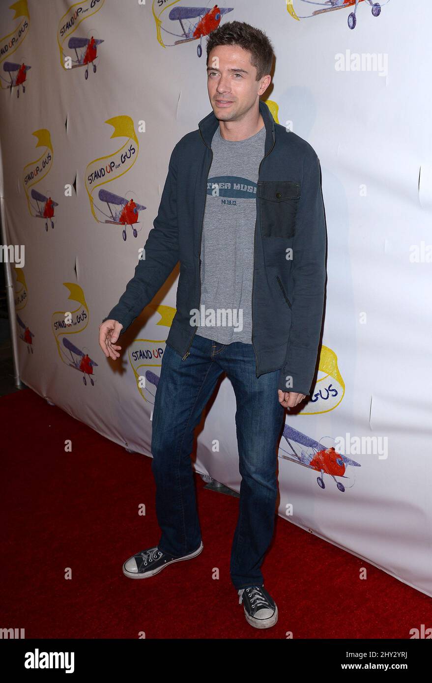Topher Grace attending the "Stand Up For Gus" Benefit in Los Angeles ...