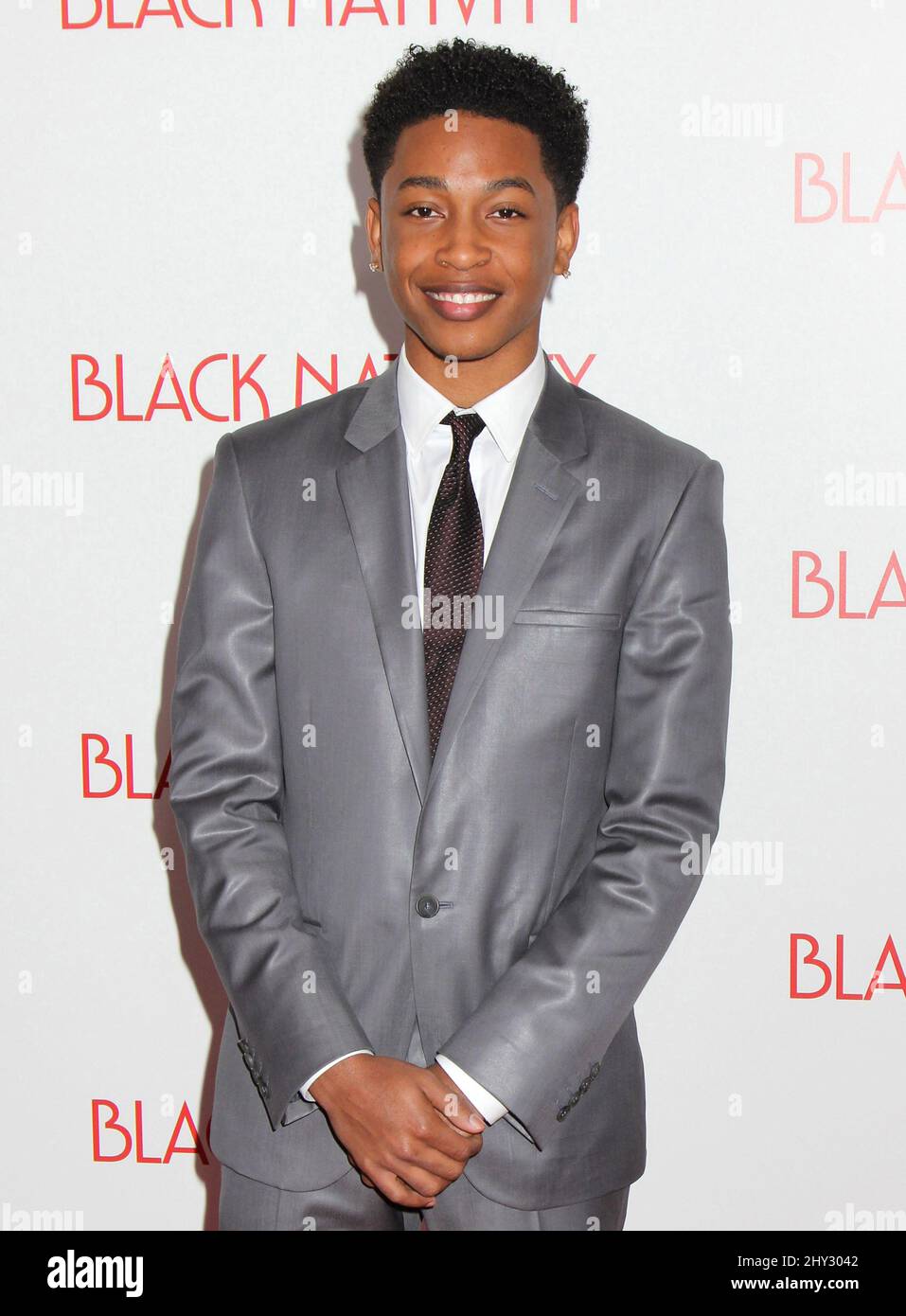 Jacob Laitmore attending the premiere of "Black Nativity" in New York ...