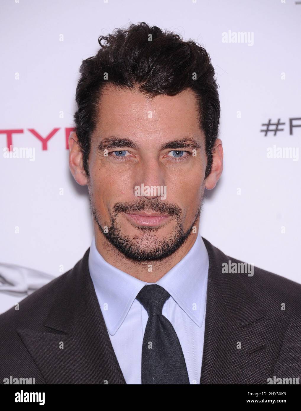 David Gandy attending the Jaguar F-Type reveal party at Playa Vista ...