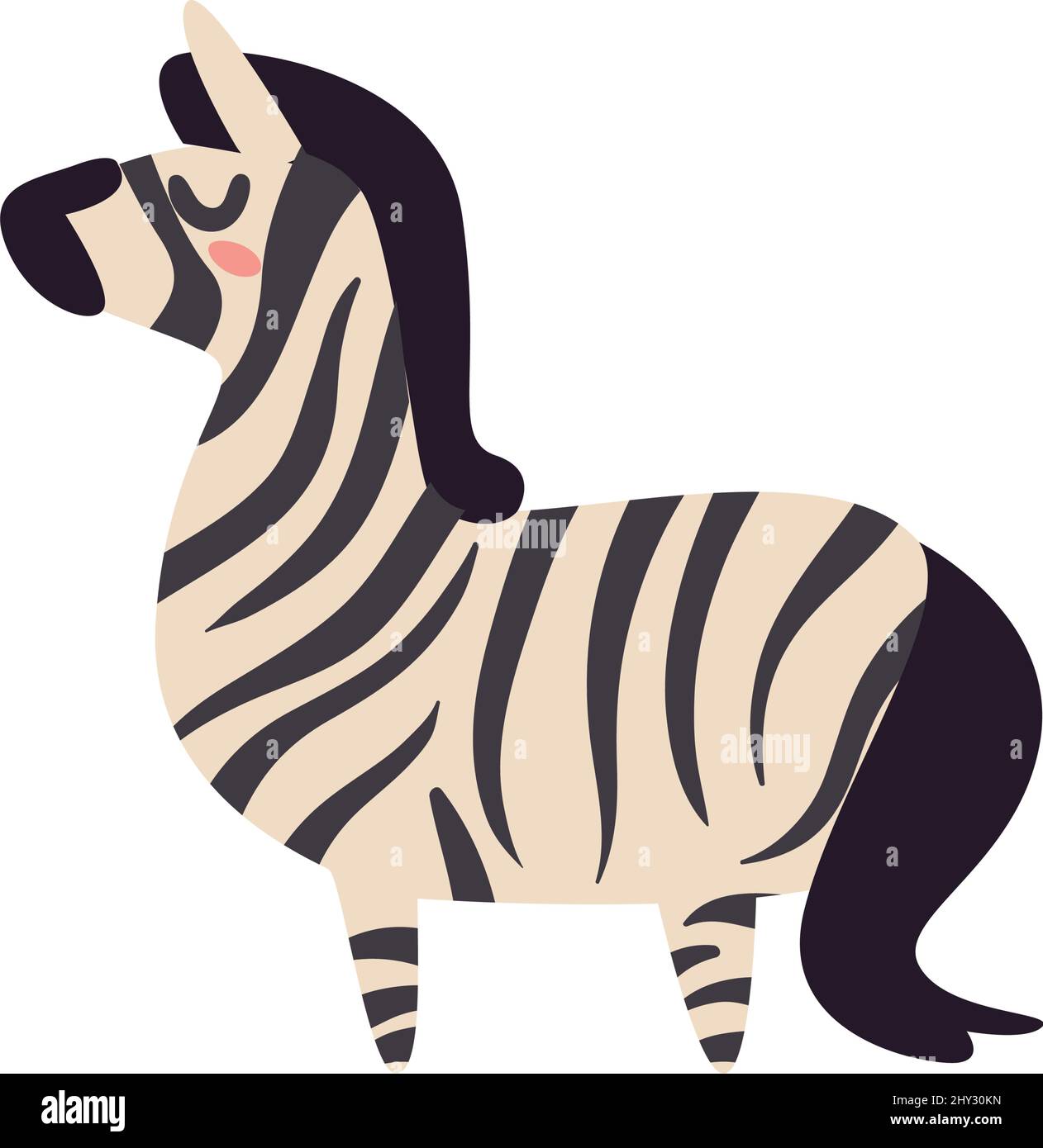 Zebra symmetry Stock Vector Images - Alamy