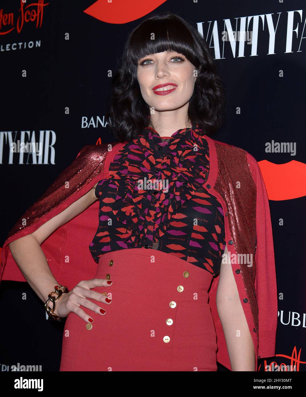 Jessica Pare attending the Banana Republic L'Wren Scott Collection ...