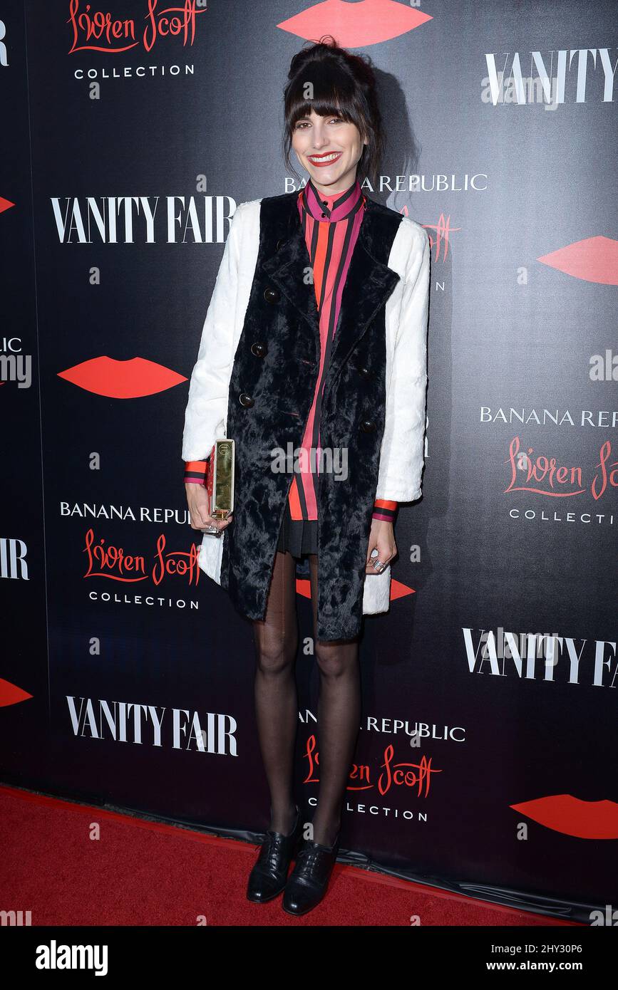 Langley Fox Hemingway attending the Banana Republic L'Wren Scott ...