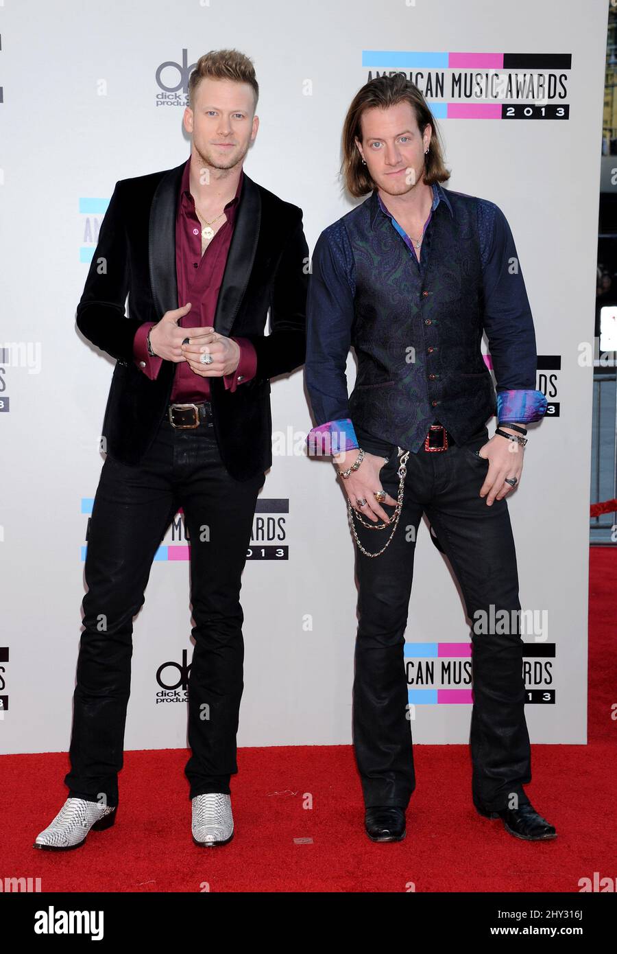 Florida Georgia Line attending the 2013 American Music Awards held at ...