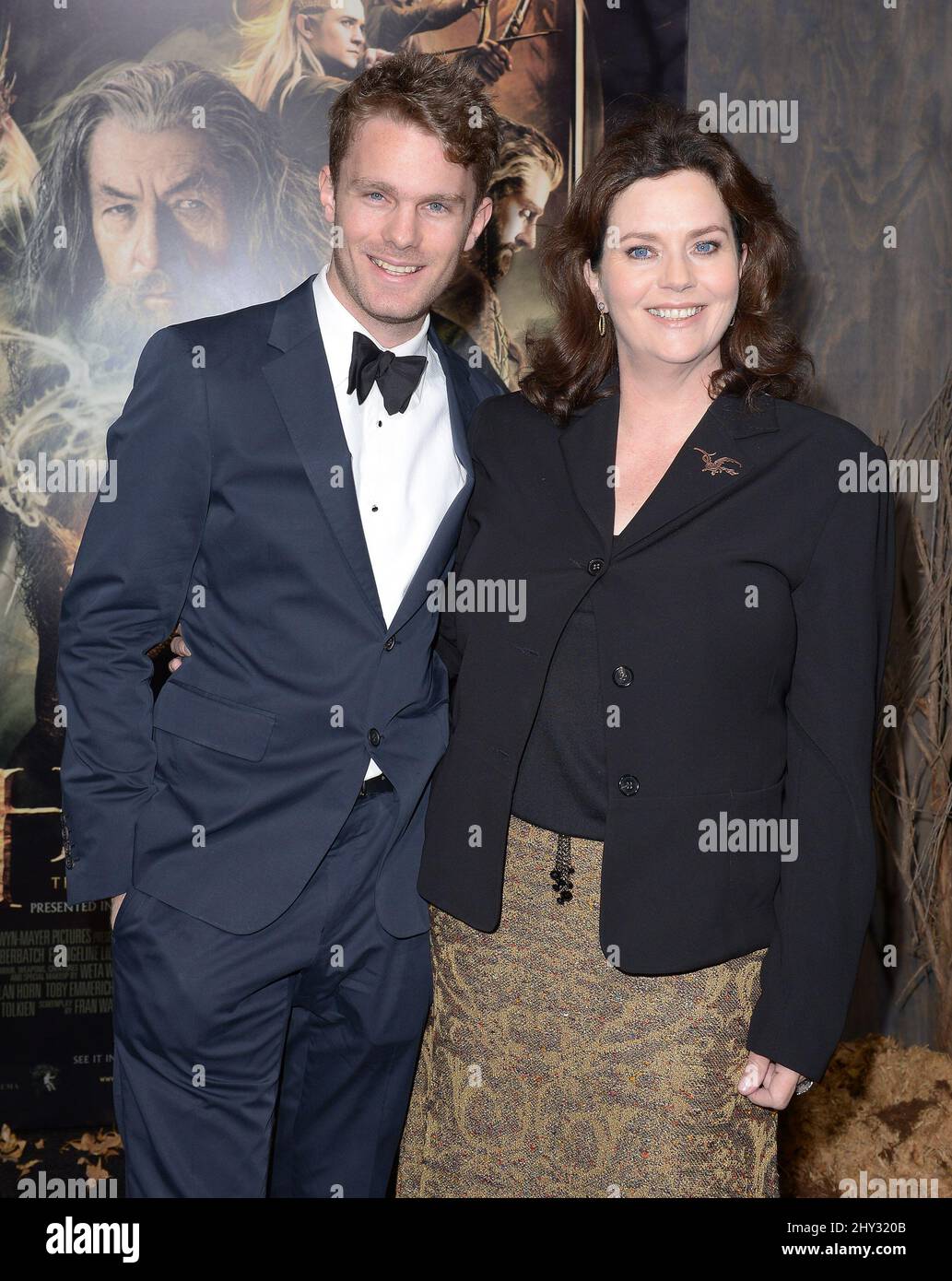 Philippa Boyens, Calum Gittins attending "The Hobbit: The Desolation Of ...