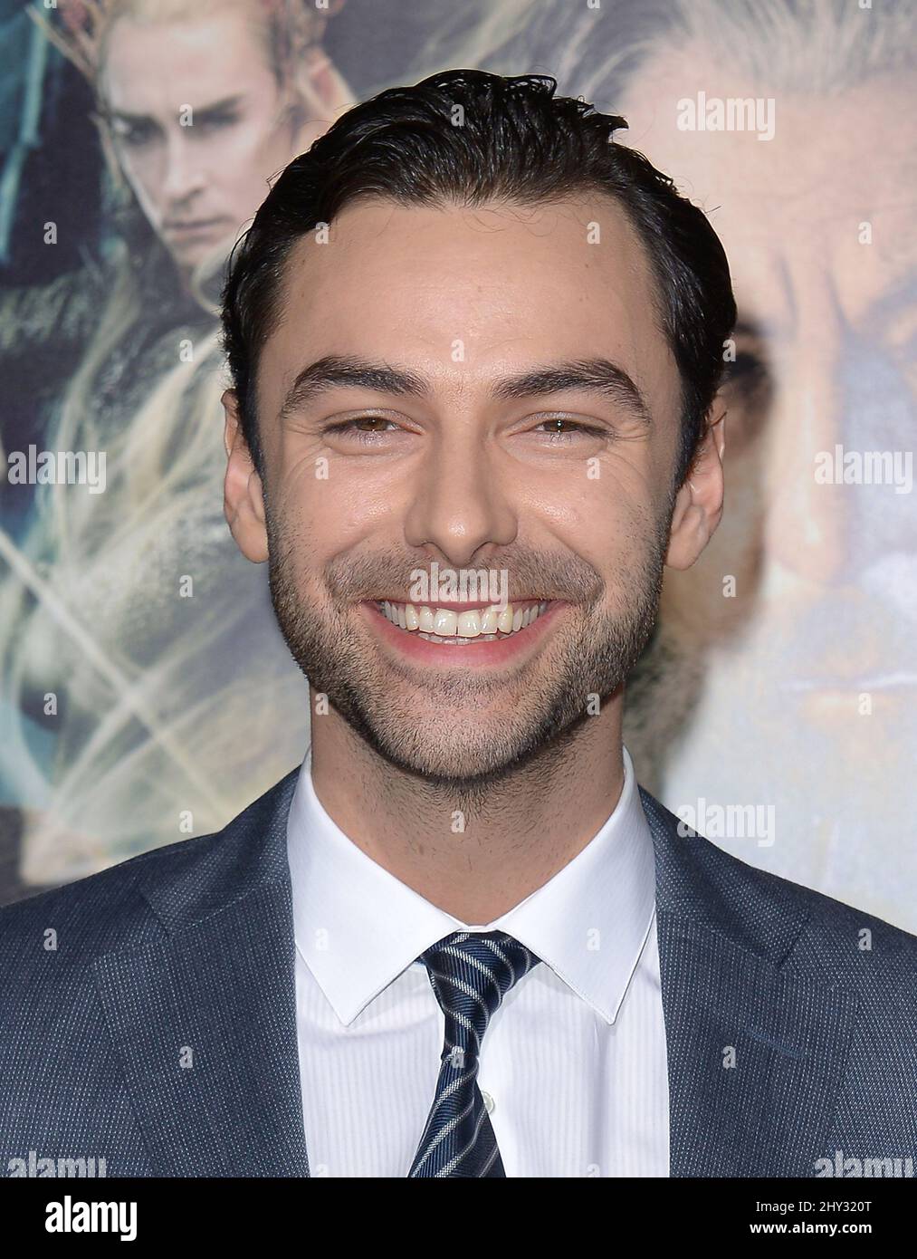 Aidan Turner Attending The Hobbit The Desolation Of Smaug Premiere Held At Dolby Theatre In