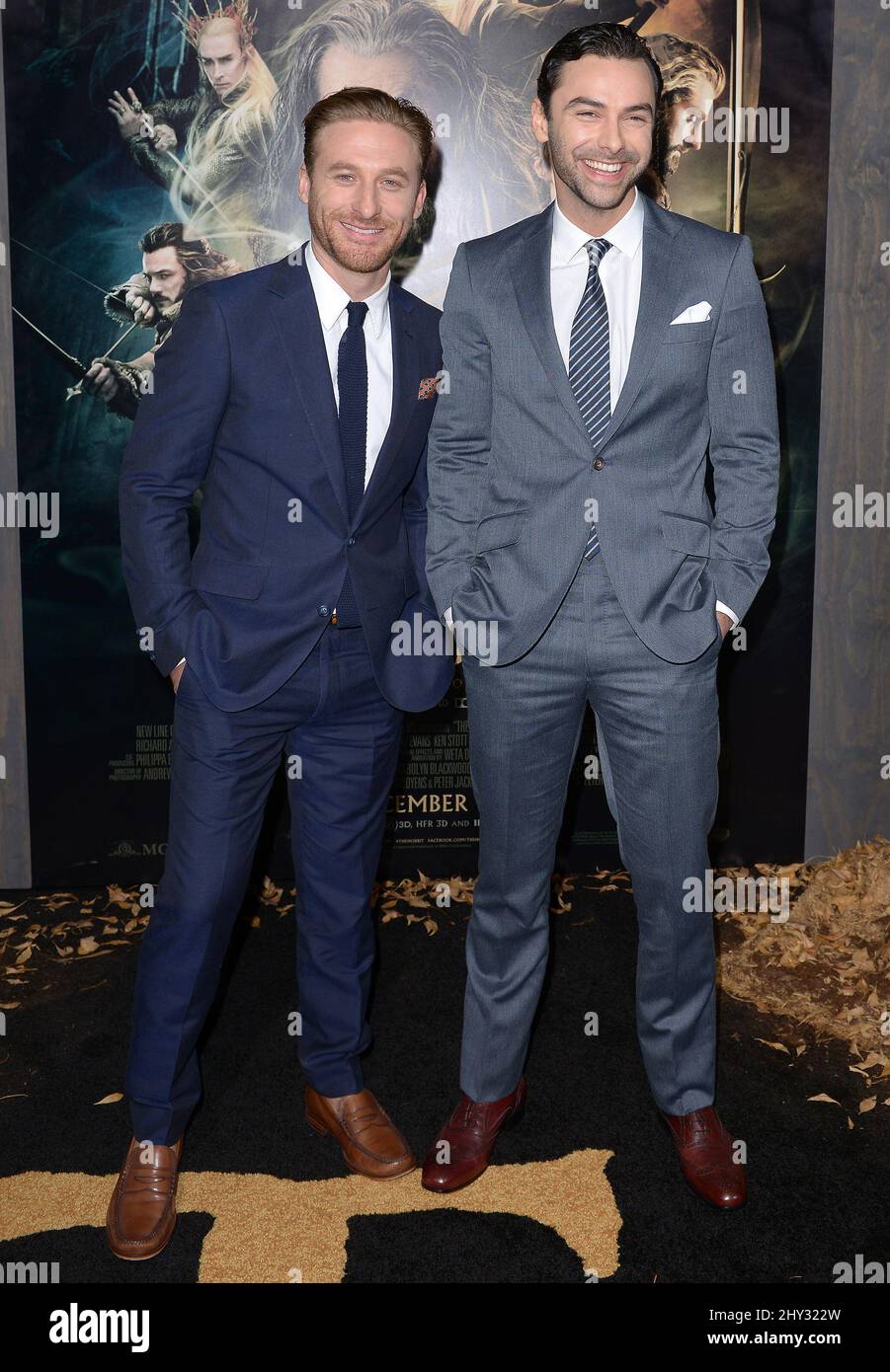 Aidan Turner And Dean Ogorman