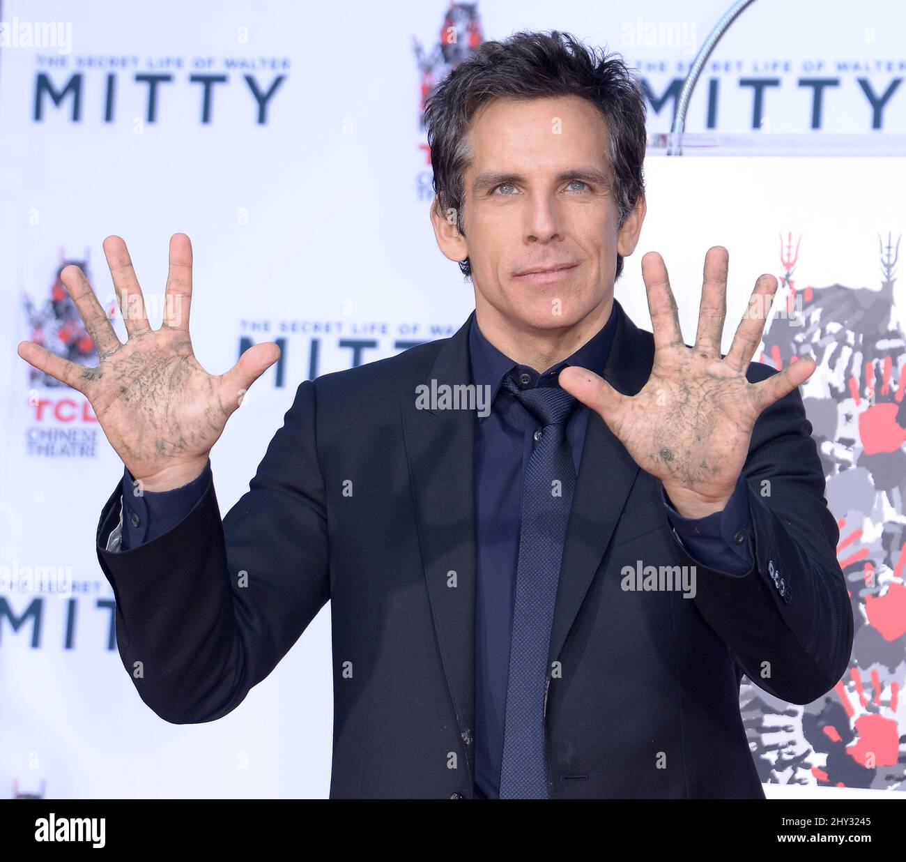 Ben Stiller at the Ben Stiller Hand and Footprint Ceremony at the TCL ...