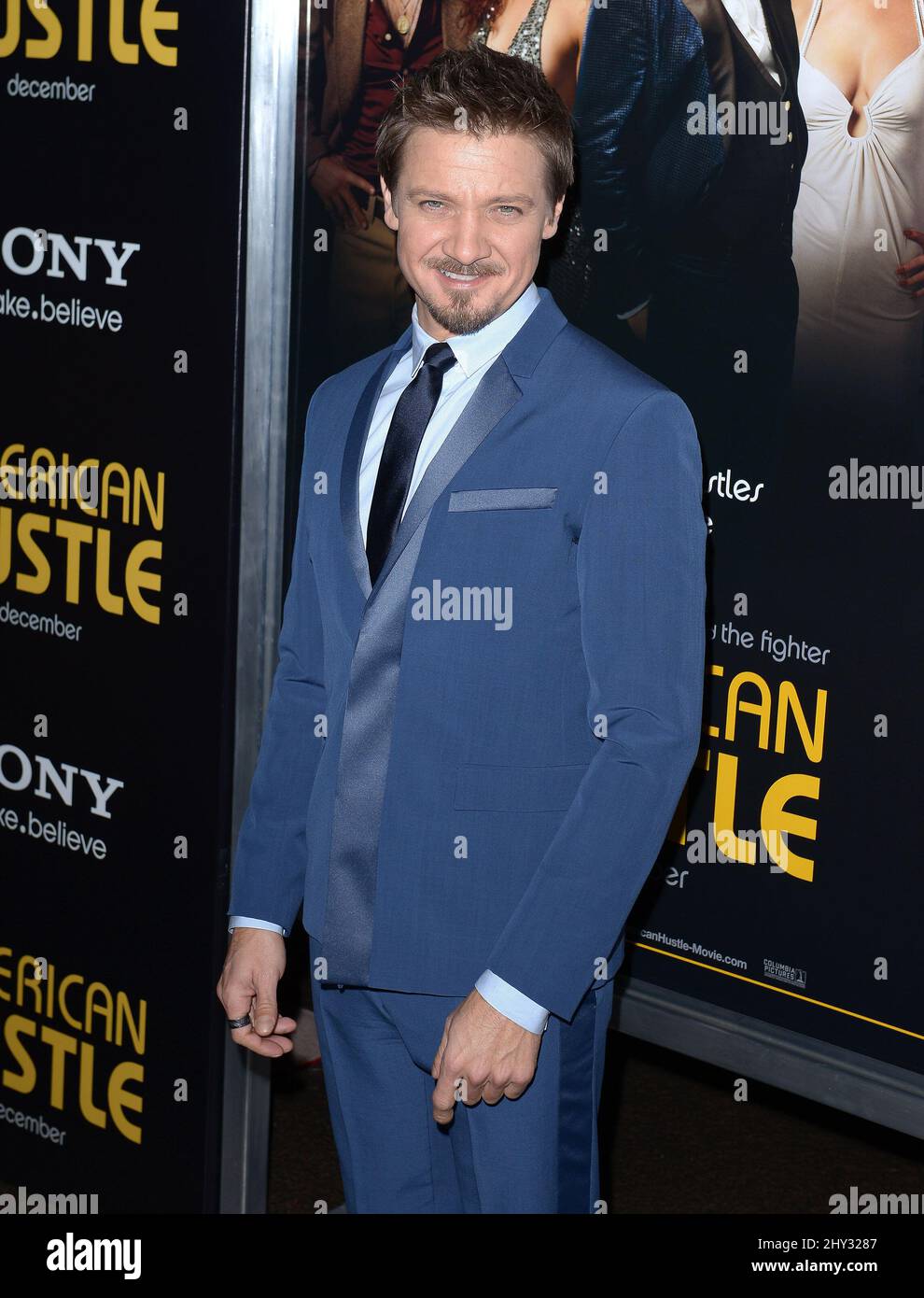 Jeremy Renner attending the "American Hustle" Los Angeles Premiere Held ...