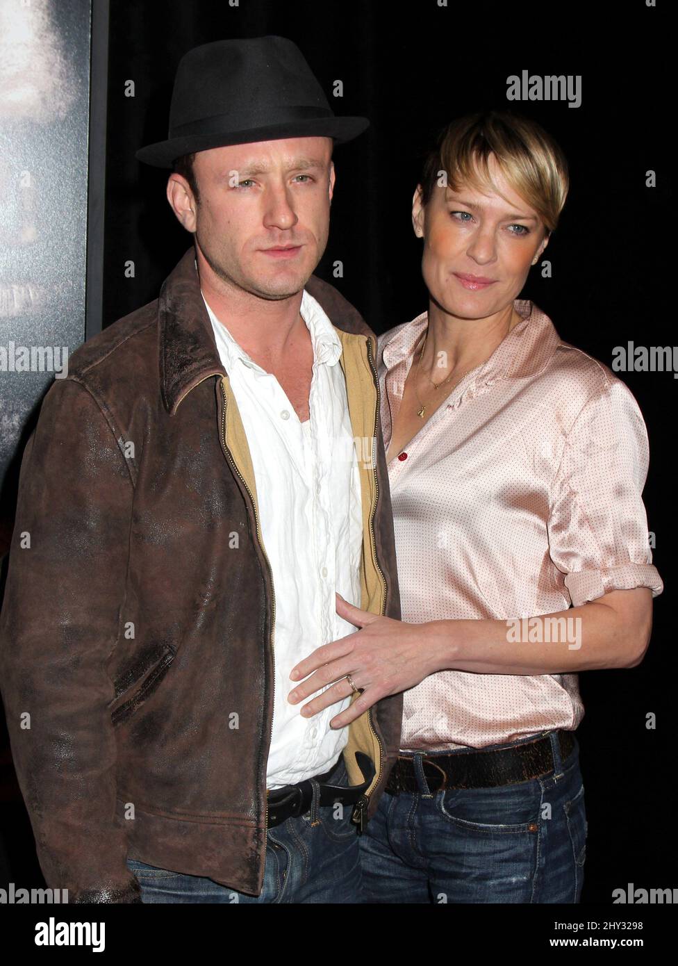 Ben Foster and Robin Wright attending the "Lone Survivor" New York ...