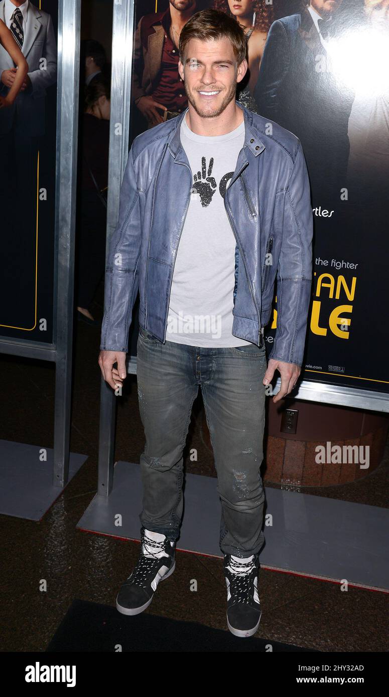 Alan Ritchson attending the "American Hustle" Los Angeles Premiere Held ...