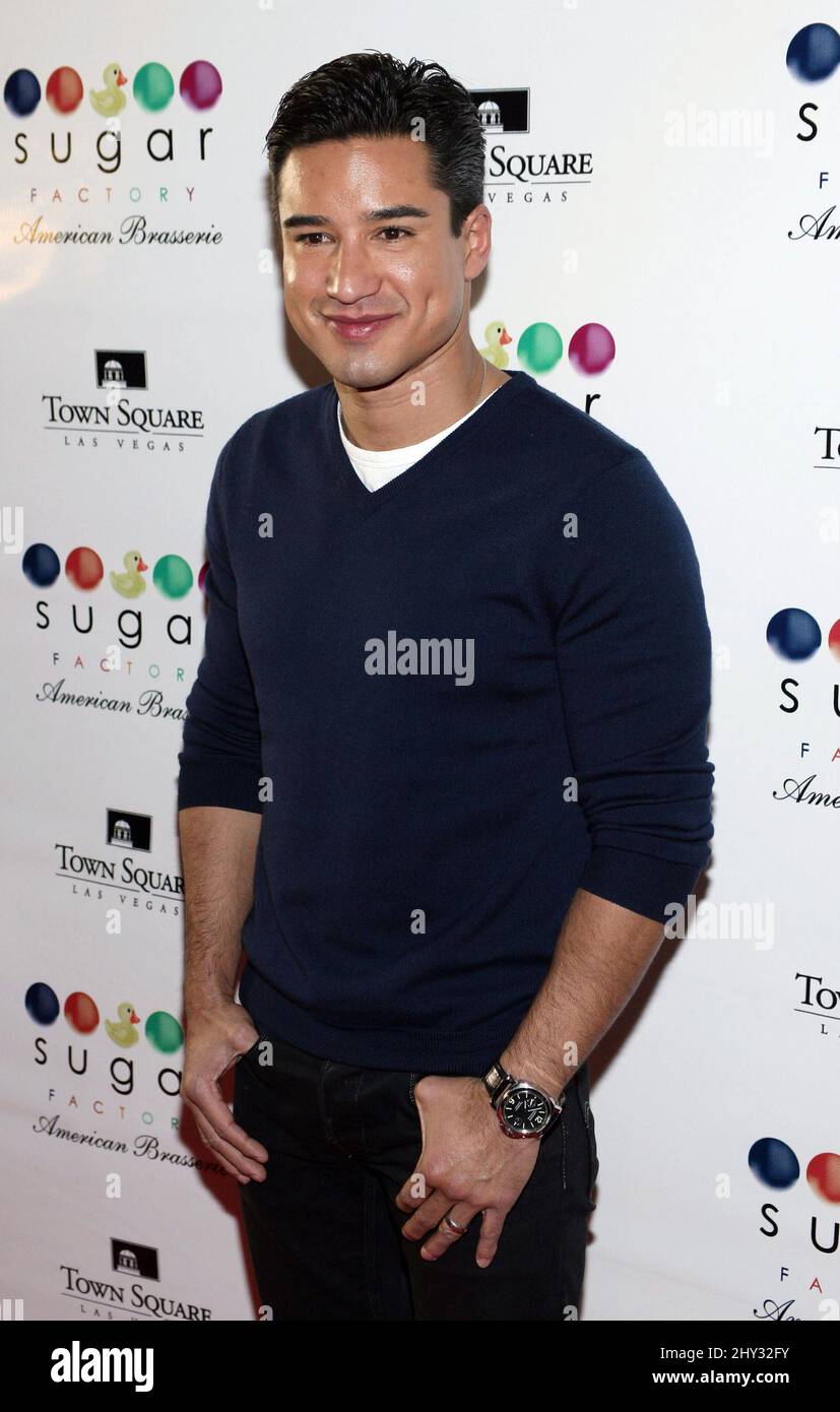 Mario Lopez attending the Sugar Factory Grand Opening at Town Square in ...