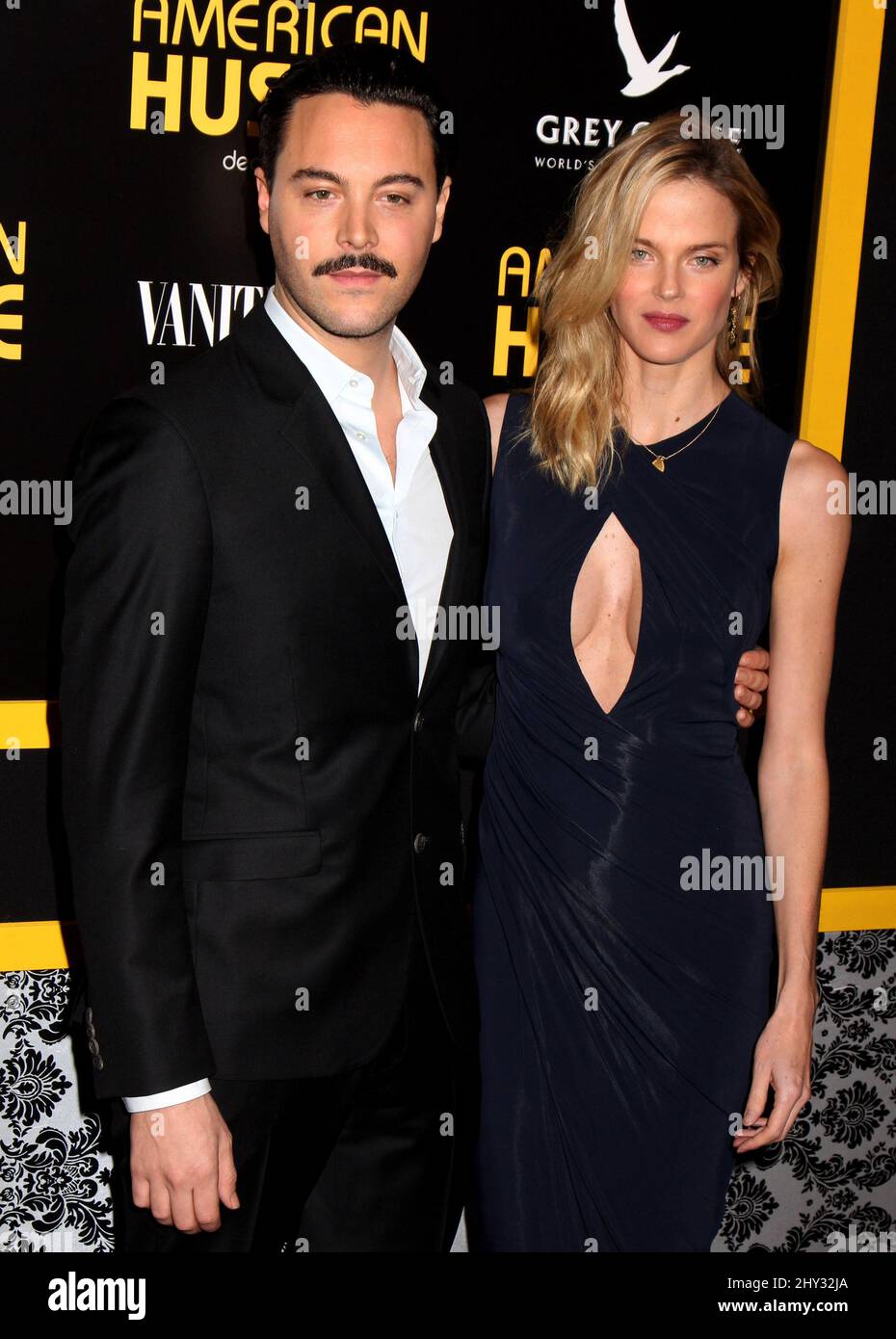 Jack Huston and Shannan Click attending the "American Hustle" premiere ...