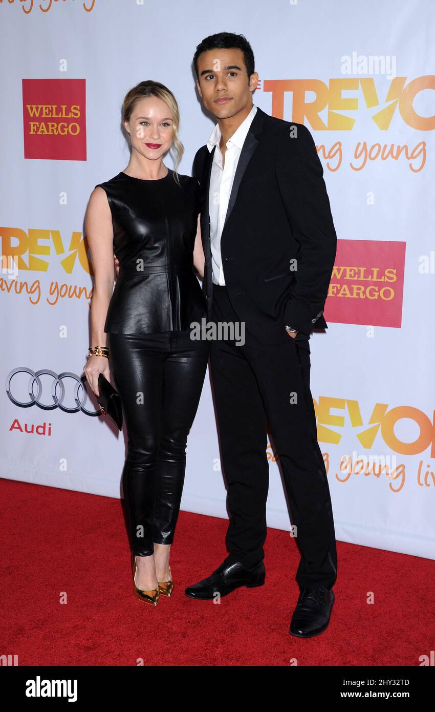 Becca Tobin and Jacob Artist attending TrevorLive Los Angeles Benefit ...