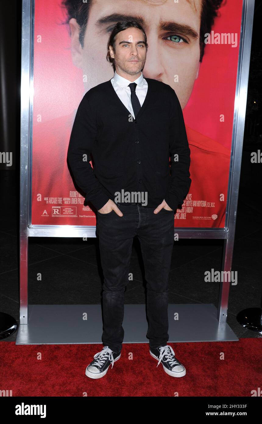Joaquin Phoenix attending the 'Her' premiere held at the Director's ...