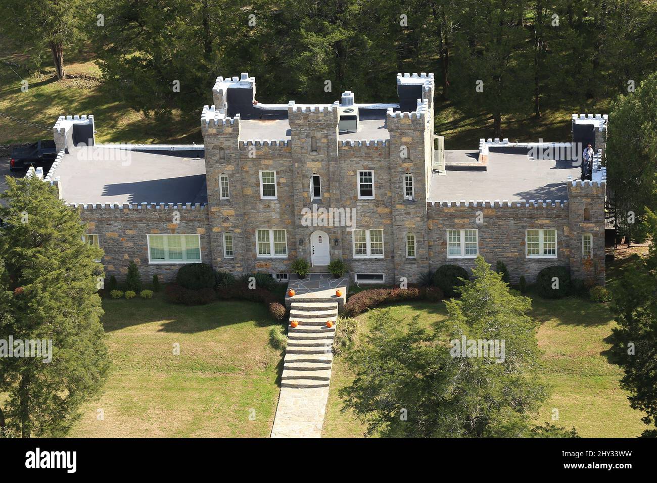 An overhead view of The Castle in Tennessee Stock Photo - Alamy