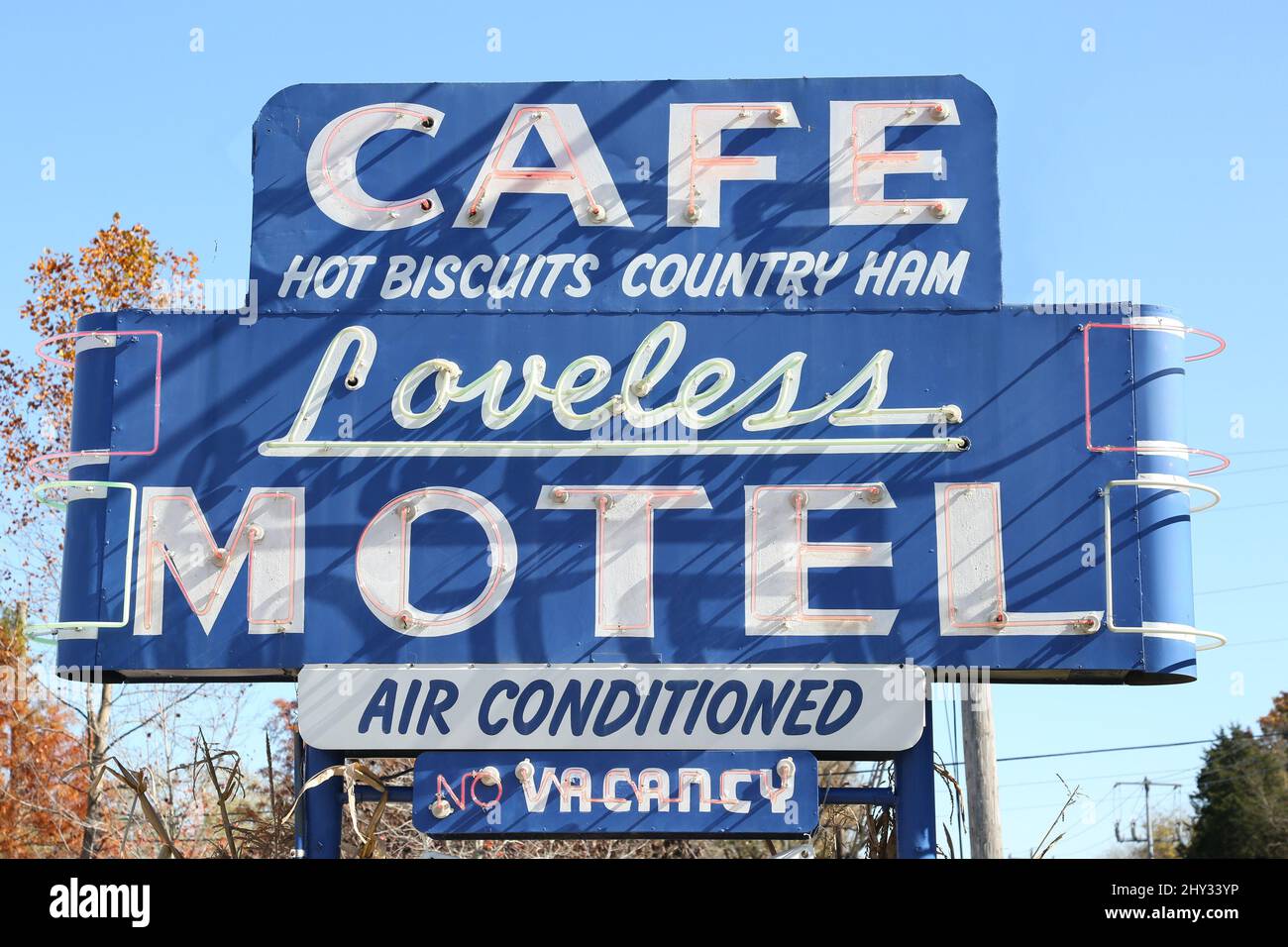 The Loveless Cafe is in southwest Nashville, Tennessee on Highway 100 ...