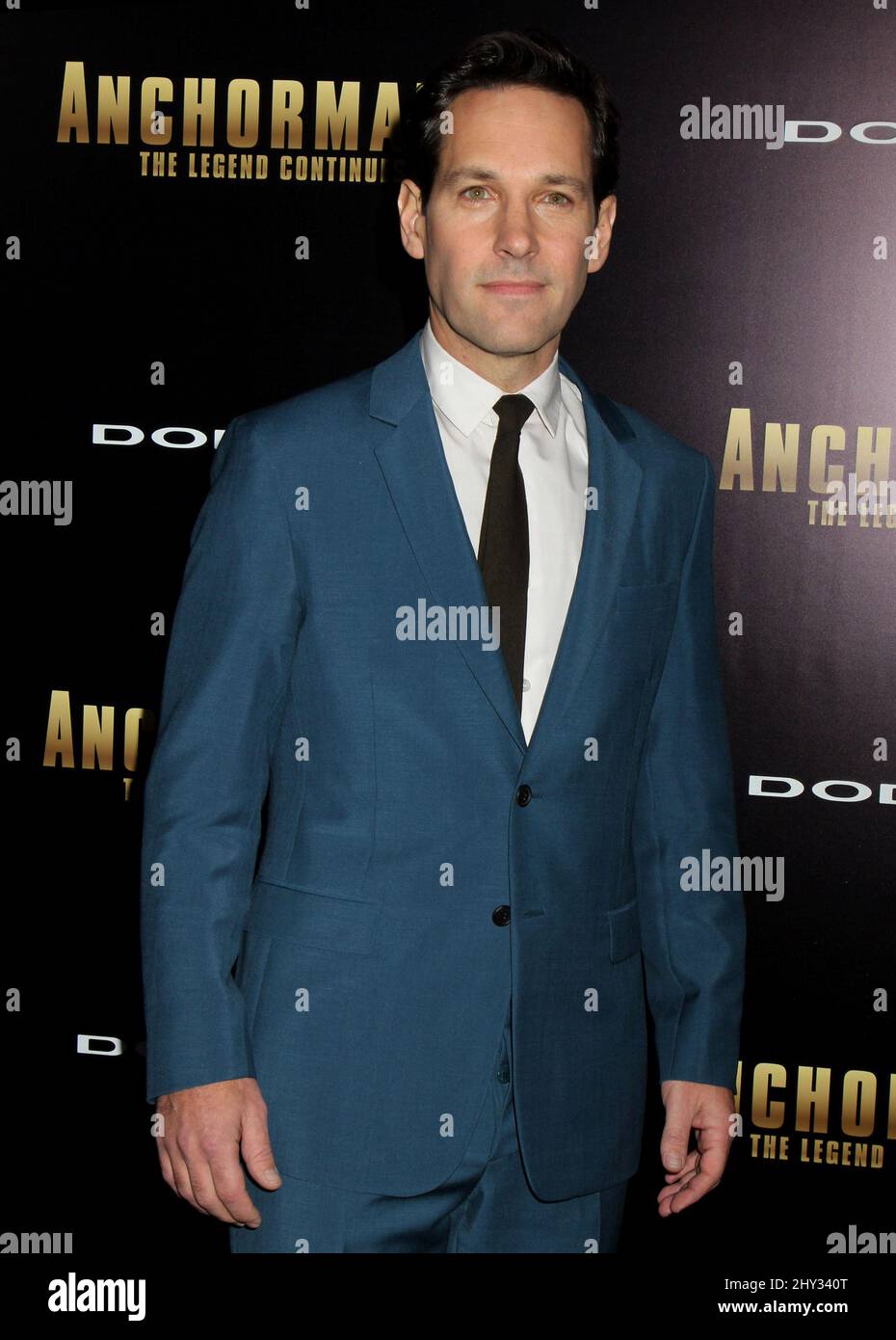 Paul Rudd attending the premiere of Anchorman 2: The Legend Continues ...