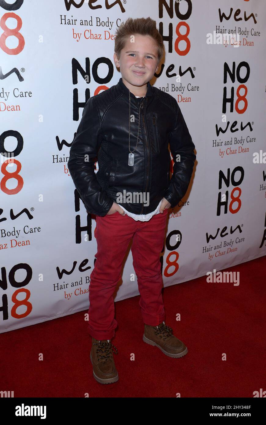 Tyler Champagne attending the NOH8 Campaign 5th Anniversary Celebration ...