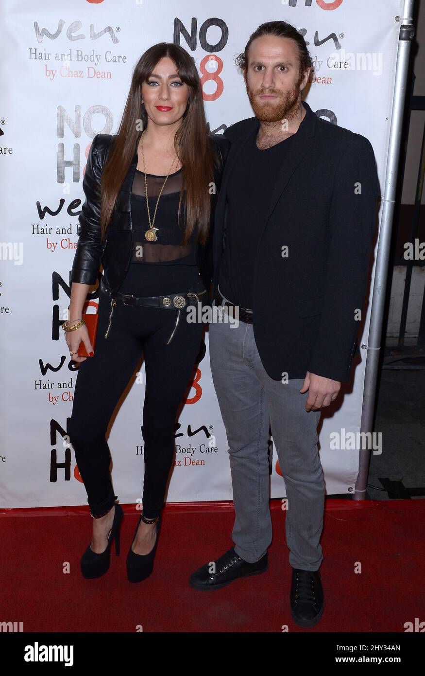 Renee George attends the NOH8 Campaign 5th Anniversary Celebration held ...