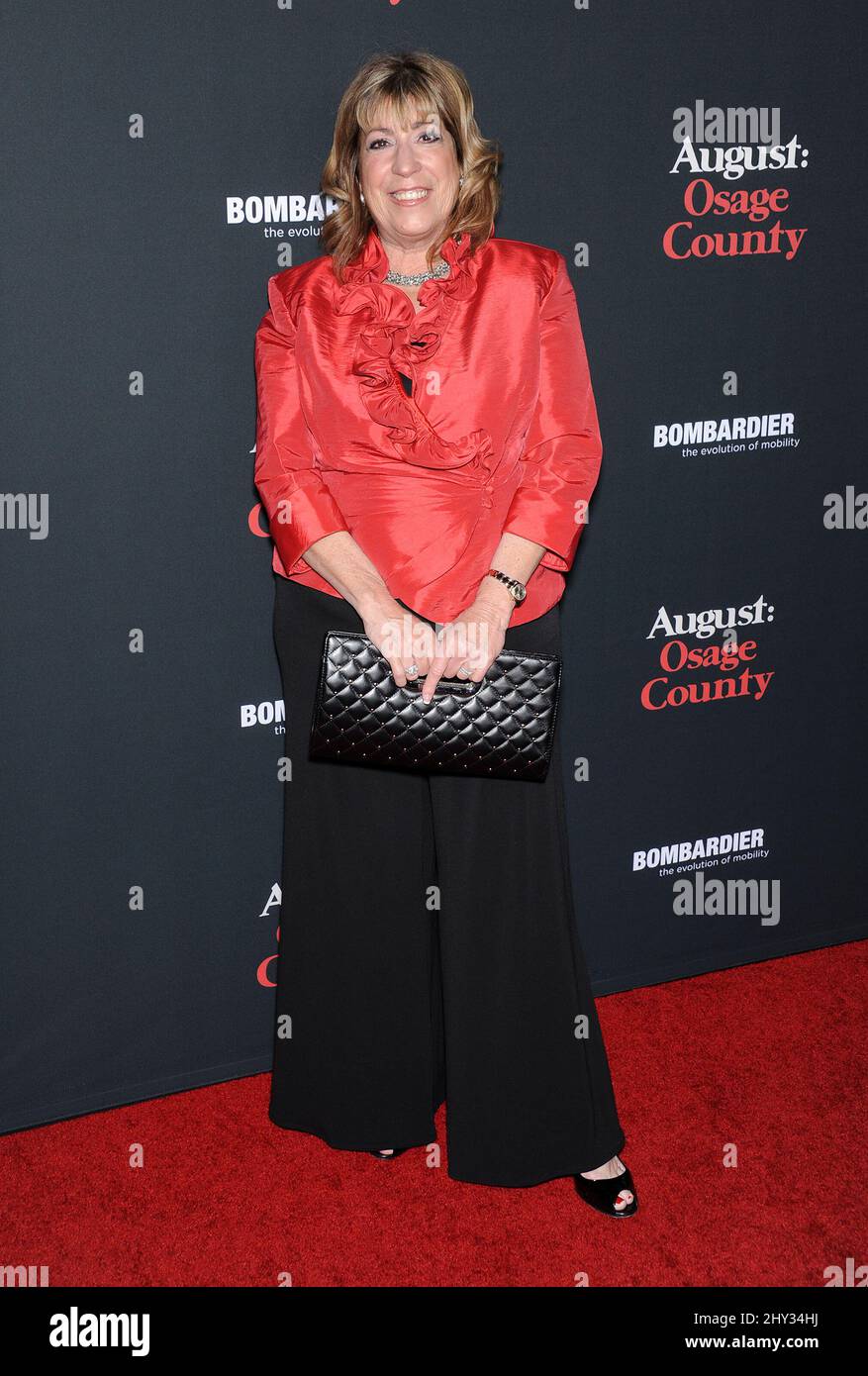 Sheila G. Mains attending the premiere of "August: Osage County" at ...