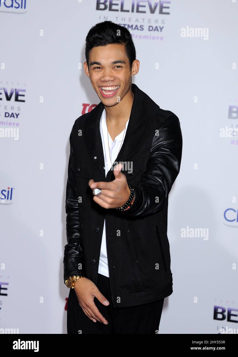 Roshon Fegan at Justin Bieber's Believe World Premiere held at the ...