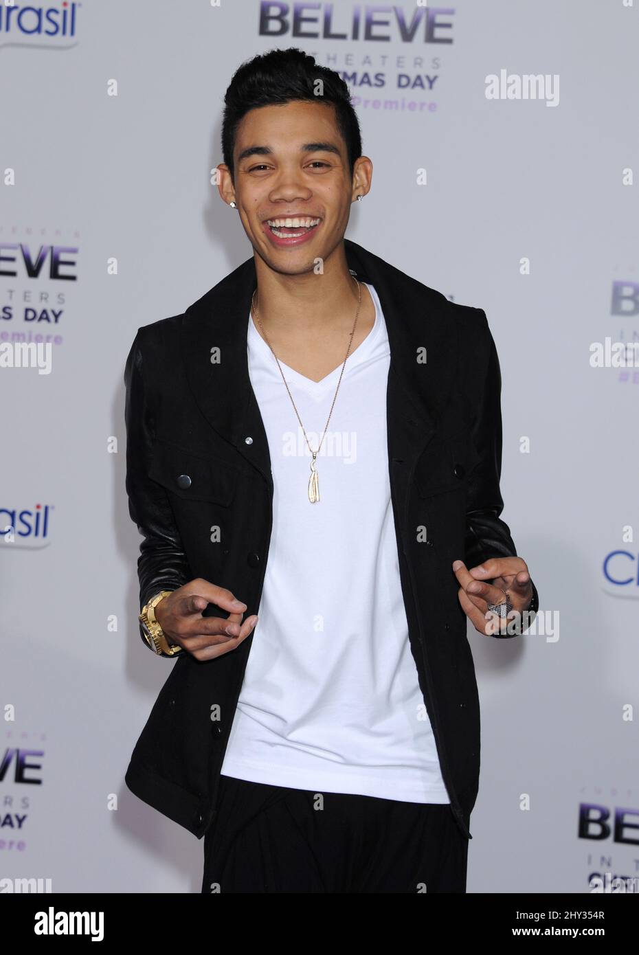 Roshon Fegan at Justin Bieber's Believe World Premiere held at the ...