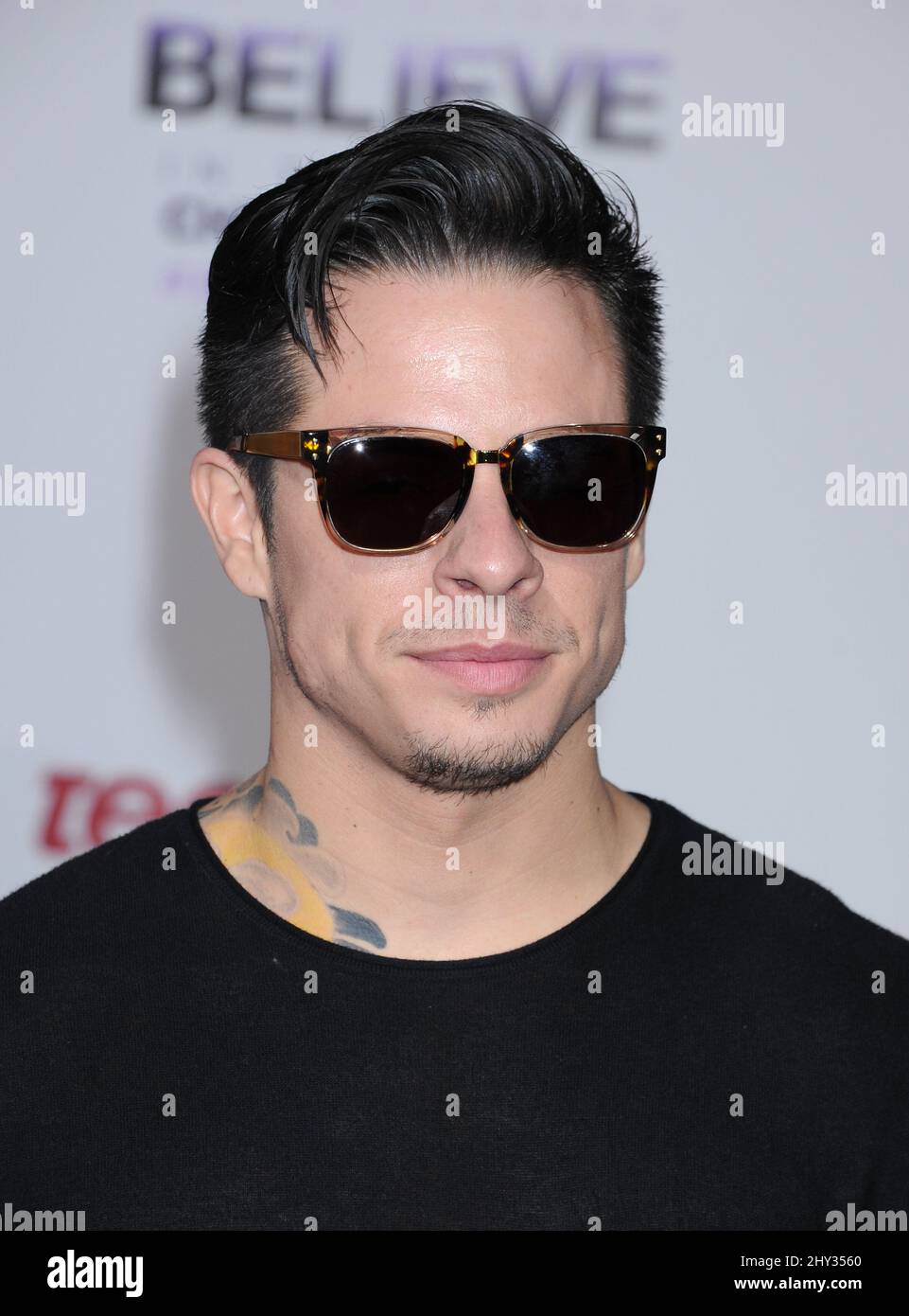 Casper Smart at Justin Bieber's Believe World Premiere held at the ...
