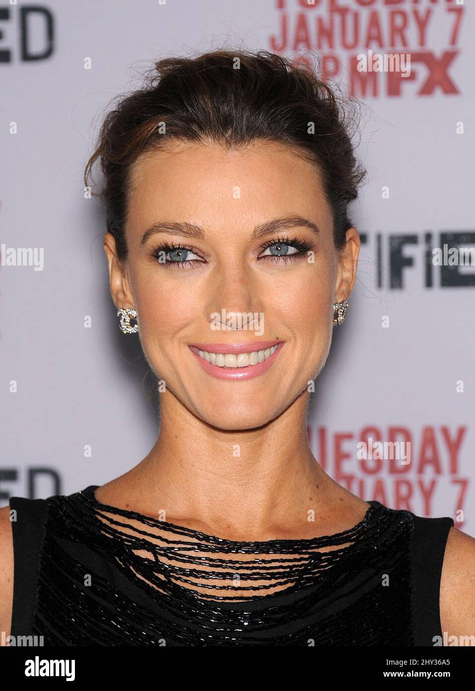 Natalie Zea attends the "Justified" Season 5 Premiere at the DGA, Los ...