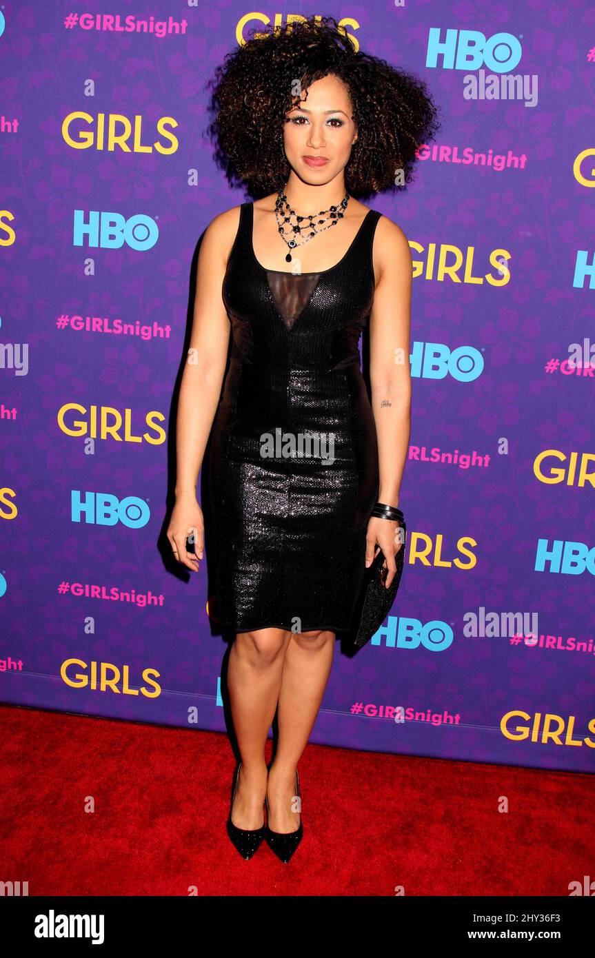 Margot Bingham attends the New York Premiere of "Girls" Season 3 - Held ...