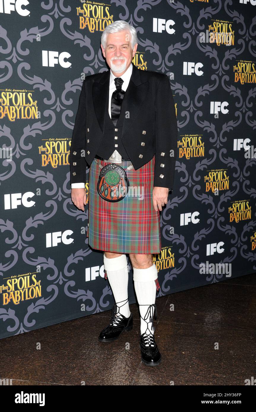 Steve Tom attends the IFC "The Spoils of Babylon" premiere screening ...